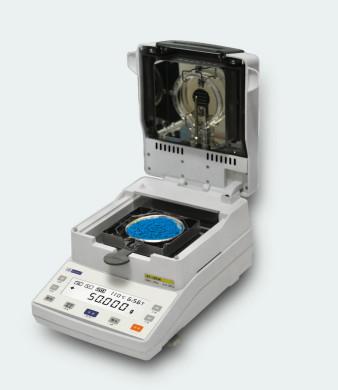 China Portable Moisture Meter Halohen Lamp For Plastic Material 3 Minutes Result Display for sale