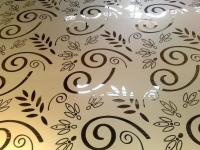 China 304 Etched Golden Mirror Stainless Steel Sheet 0.3-12mm for Wall Decor for sale