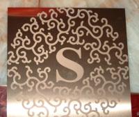 China 304 Etched Golden Mirror Stainless Steel Sheet 0.3-12mm for Wall Decor for sale