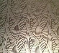 China 304 Etched Golden Mirror Stainless Steel Sheet 0.3-12mm for Wall Decor for sale