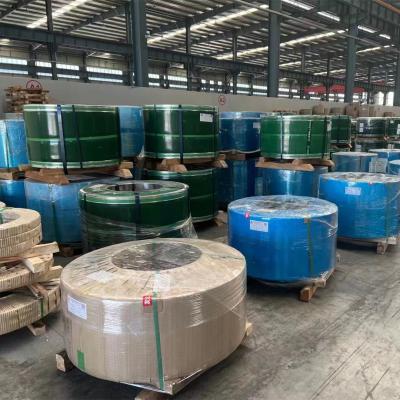 China JIS SUS301 Stainless Steel Strip Coil 0.6mm x 158mm Cold Rolled CSP 3/4H for sale