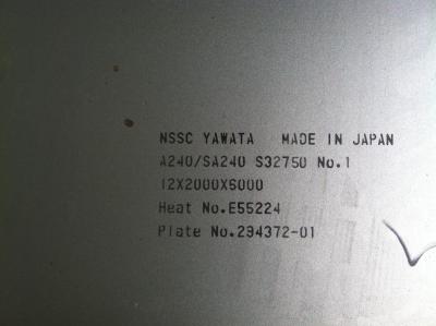 China S32760 Duplex Steel Plate / Pipe / Bar / Strip for sale