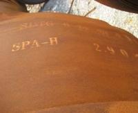 China SPA-H Corten Weathering Alloy Steel Plate Coil for Container 1.5-200 mm Thickness for sale
