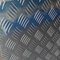 China Aluminium Chequerd Plate Sheet 1000mm Diamond Non Slip 5 Bar for sale