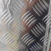 China Aluminium Chequerd Plate Sheet 1000mm Diamond Non Slip 5 Bar for sale