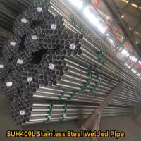 China SUS 409L ERW Stainless Steel Welded Pipe Annealed 31.8mm OD x 1.0mm Wall x 5800mm for sale
