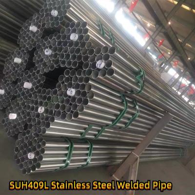 China SUS 409L ERW Stainless Steel Welded Pipe Annealed 31.8mm OD x 1.0mm Wall x 5800mm for sale