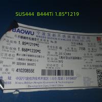 China 0.8mm 444 Stainless Steel Sheet SUS444 ASTM444 2B Finish Corrosion Resistant for sale