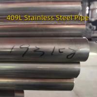 China SUS 409L Stainless Steel Welded Pipe 60.5mm OD x 1.2mm Wall x 5800mm Length for sale