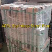 China SUS 409L Stainless Steel Welded Pipe 60.5mm OD x 1.2mm Wall x 5800mm Length for sale