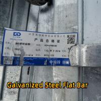China Hot Dipped Galvanized Steel Flat Bar 50x5x6000mm A36 Q235B for Construction for sale