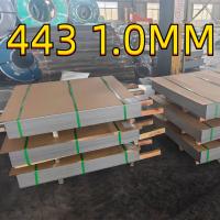 China SUS443 Stainless Steel Sheet 2B NO.4 with PVC Film Cold Rolled 0.10-6.0mm for sale