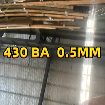 China Stainless Steel 430 BA Coil 0.5mm Thickness with 16-18% Chromium Content for Industrial Applications for sale