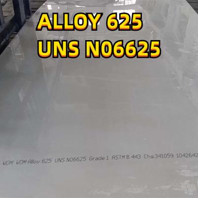 China Inconel 625 Nickel Alloy Steel Plate UNS N06625 3.0mm Thickness 1219x3048mm for sale