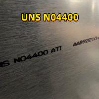 China ASTM B127 Monel 400 Nickel Copper Alloy Plate UNS N04400 0.5-3mm Thickness for sale