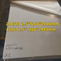 China 420J2 Stainless Steel Sheet 0.60mm 0.70mm Thickness 1220x2440mm In Stock for Knives for sale