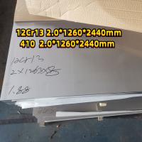 China 420J2 Stainless Steel Sheet 0.60mm 0.70mm Thickness 1220x2440mm In Stock for Knives for sale