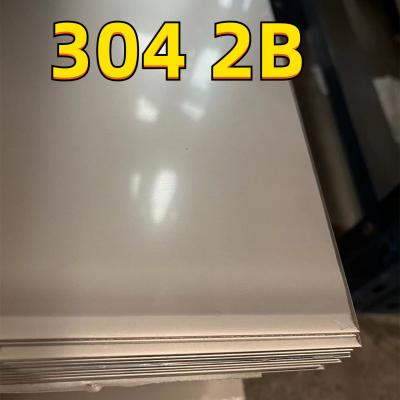 China SUS304 Stainless Steel Sheet 2B Matt Finish 1.4301 60mm Thickness for sale