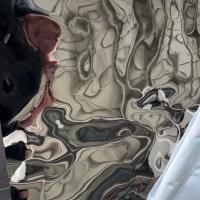China Water Wave Mirror Stainless Steel Sheet 1220x2440mm 0.8mm Grade 304 316L for sale