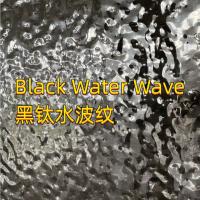 China 201 304 Stainless Steel Water Wave Sheet 8K Mirror Gold Black Titanium 0.5mm for sale