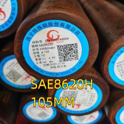 China SNCM220 SAE8620H Alloy Steel Bar ASTM A322 DIN 1.6523 OD 105mm Round Bar for sale
