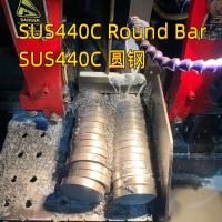 China 440C Stainless Steel Round Bar 25mm Polished UNS S44000 DIN 1.4125 High Hardness for sale