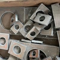 China ASTM A516 Gr.70 Normalized 14mm Boiler Steel Plate Square Flange Ring for sale