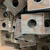 China ASTM A516 Gr.70 Normalized 14mm Boiler Steel Plate Square Flange Ring for sale