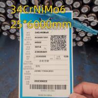 China 34CrNiMo6 Alloy Steel Round Bar DIN 1.6582 Quenched Tempered OD 25mm 6M Length for sale