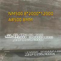 China Wear Resistant NM500 AR500 Steel Plate 12mm Thick 2440x1220mm Abrasion Proof for sale