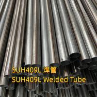 China SUS 409L SUH409L ERW Welded Stainless Steel Tube Annealed Pickling 60mm OD 2mm Wall for sale