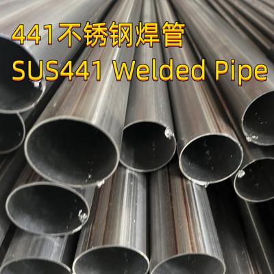 China 441 SUS441 DIN1.4509 Stainless Steel Tube ERW Welded Annealed Pickling 127x2mm for sale