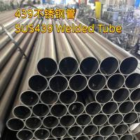 China SUS 439 Stainless Steel Welded Pipe 102mm OD x 2mm Wall for Exhaust Tubing for sale