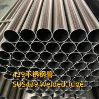 China SUS 439 Stainless Steel Welded Pipe 102mm OD x 2mm Wall for Exhaust Tubing for sale