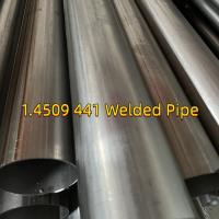 China AISI 441 Stainless Steel Welded Pipe 60mm OD x 2.0mm Wall x 6000mm 1.4509 18% Cr for sale