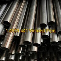 China AISI 441 Stainless Steel Welded Pipe 60mm OD x 2.0mm Wall x 6000mm 1.4509 18% Cr for sale