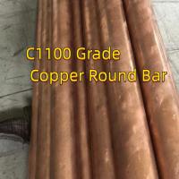 China High Purity 99.99% Copper Rod C1020p Dia100mm Electrolytic Cathodes for sale