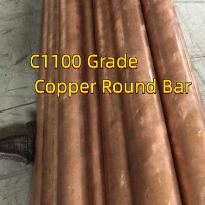 China C10100 OFHC Copper Solid Bar Rod 25mm Diameter Oxygen Free High Conductivity 99.99% Pure for sale