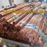 China Red Copper Round Bar Rod High-Purity 99.9% Material/ ASTM C1100 for sale