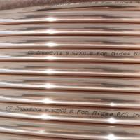 China ASTM B280 99.9% Red Copper Water Pipe C11000 9.5mm 29swg 16mm 24swg Air Heat Exchanger for Condenser for sale