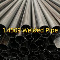 China Stainless Steel Welded Pipe 1.4509 OD 89mm x 1.5mm for Exhaust Systems for sale