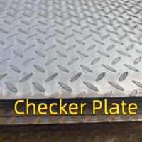 China ASTM A36 Checker Plate 10mm x 1219mm x 2438mm Hot Rolled Steel Chequered Plate for sale