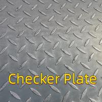 China ASTM A36 Checker Plate 10mm x 1219mm x 2438mm Hot Rolled Steel Chequered Plate for sale