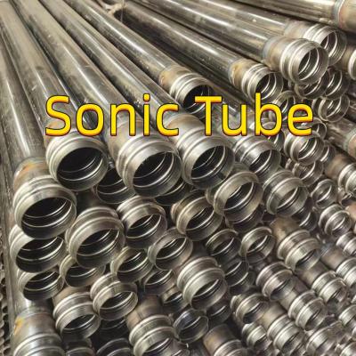 China ERW Welded Steel Sonic Tube for Bridge Pile Ultrasonic Testing 9M 5M 3M for sale