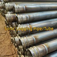 China ERW Steel Sonic Logging Tube 50mm OD for Bored Pile Foundation Testing for sale