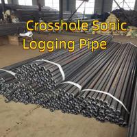 China Threading Type Crosshole Sonic Logging Tube OD 57mm Thickness 3mm for Bore Pile Testing for sale