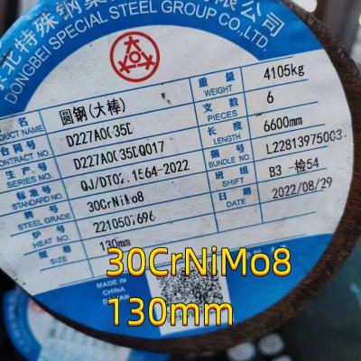 China Alloy Steel Round Bar 125mm DIN 1.6580 30CrNiMo8 Q+T Quenched Tempered 6m for sale