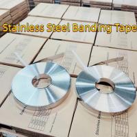 China Stainless Steel Banding Tape 201 Material 20x0.7mm 10x0.7mm Roll Steel Strapping for Packing for sale