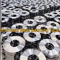 China Stainless Steel Banding Tape 201 Material 20x0.7mm 10x0.7mm Roll Steel Strapping for Packing for sale