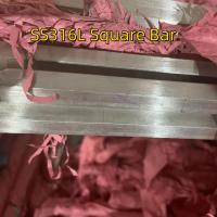 China 10x10mm 3M Long SS Square Solid Bar Grade 316/316L Highly Polished Finish for sale